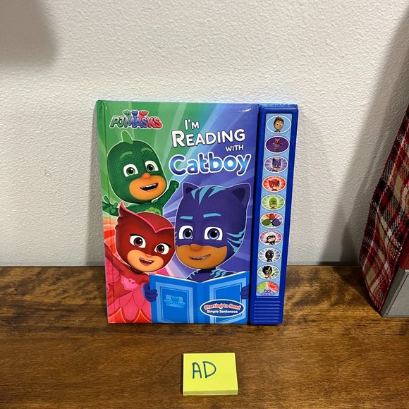 Pi Kids | Toys | 52 Pj Masks Im Reading With Catboy Sound Book Pi Kids ...